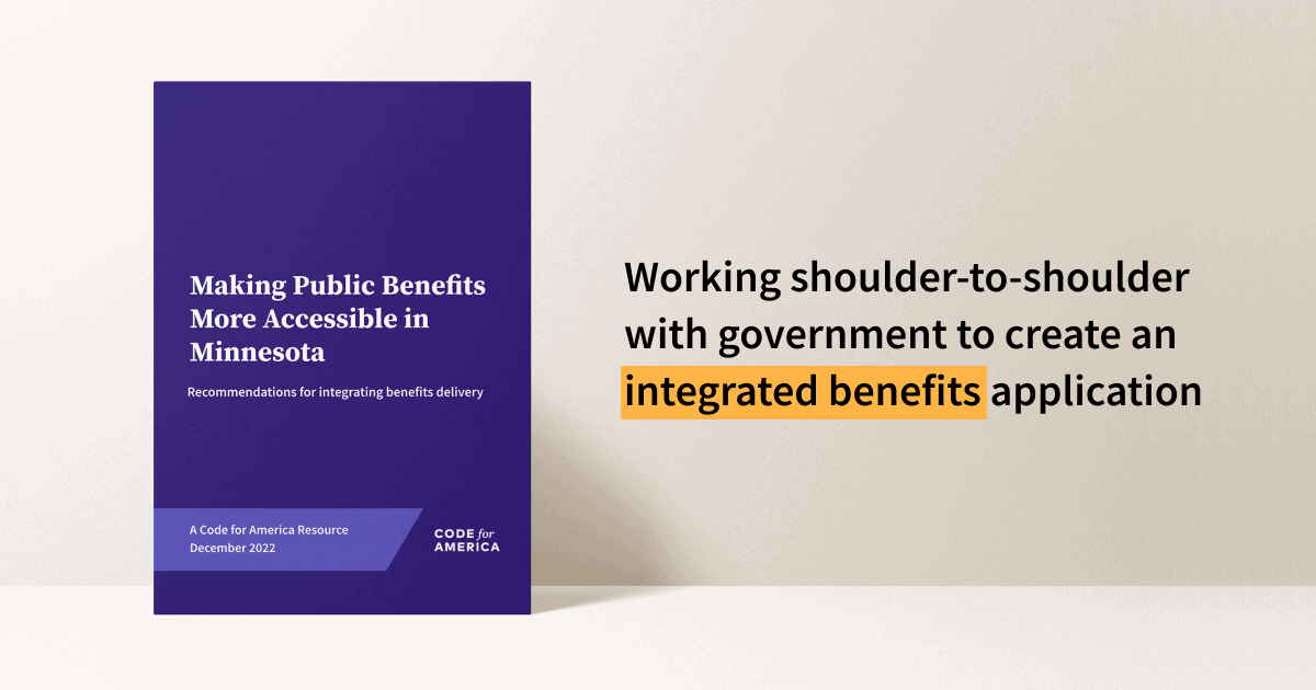 Our Top Tips for Creating Integrated Public Benefits Systems — Code for ...
