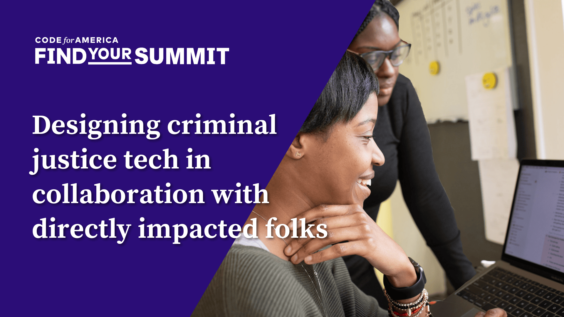 Find Your Summit Series–Designing criminal justice tech in ...