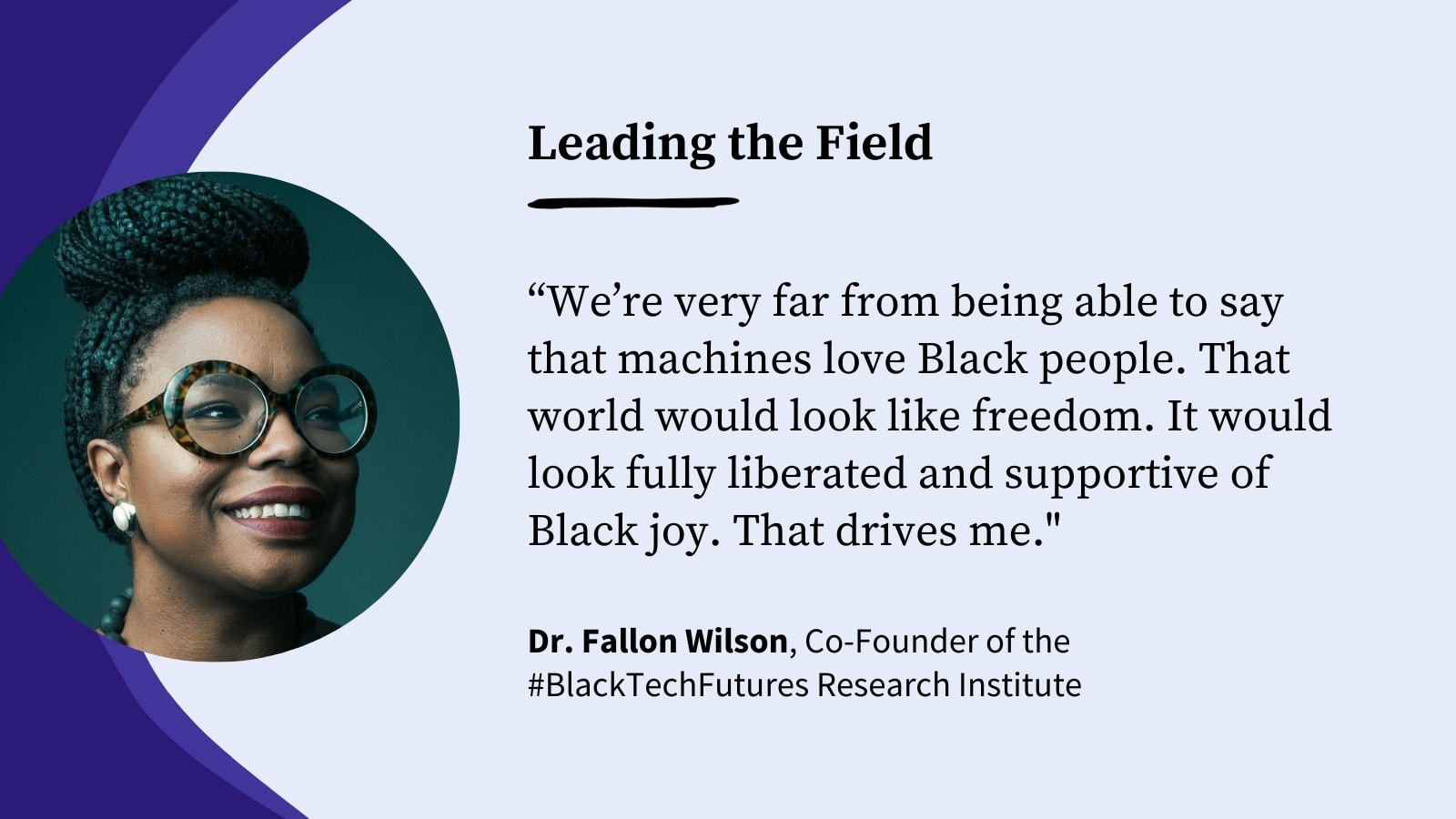 Leading the Field: Dr. Fallon Wilson — Code for America
