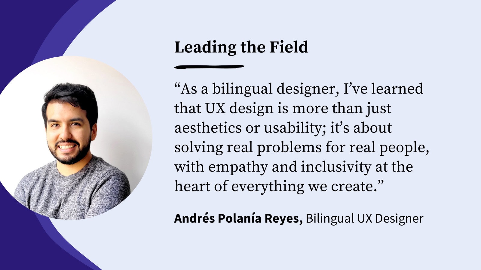 Leading the Field: Andrés Polanía Reyes — Code for America